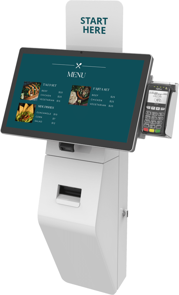 Austin Wall-Mounted Kiosk: Olea's Space-Saving Solution