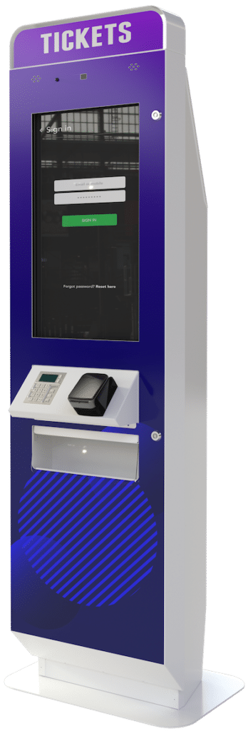 The "Geneva" Kiosk by Olea | Versatile Indoor & Outdoor Solution